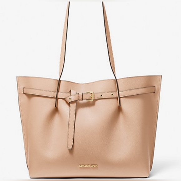 Michael Kors | Bags | Michael Kors Emilia Large Pebbled Leather Tote ...